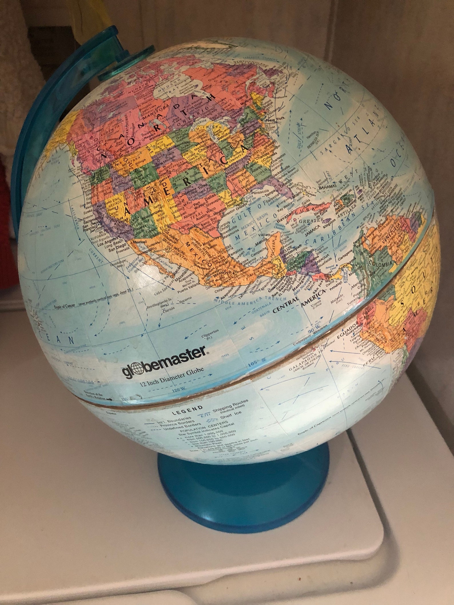 Vintage Globemaster 12 Globe | Etsy