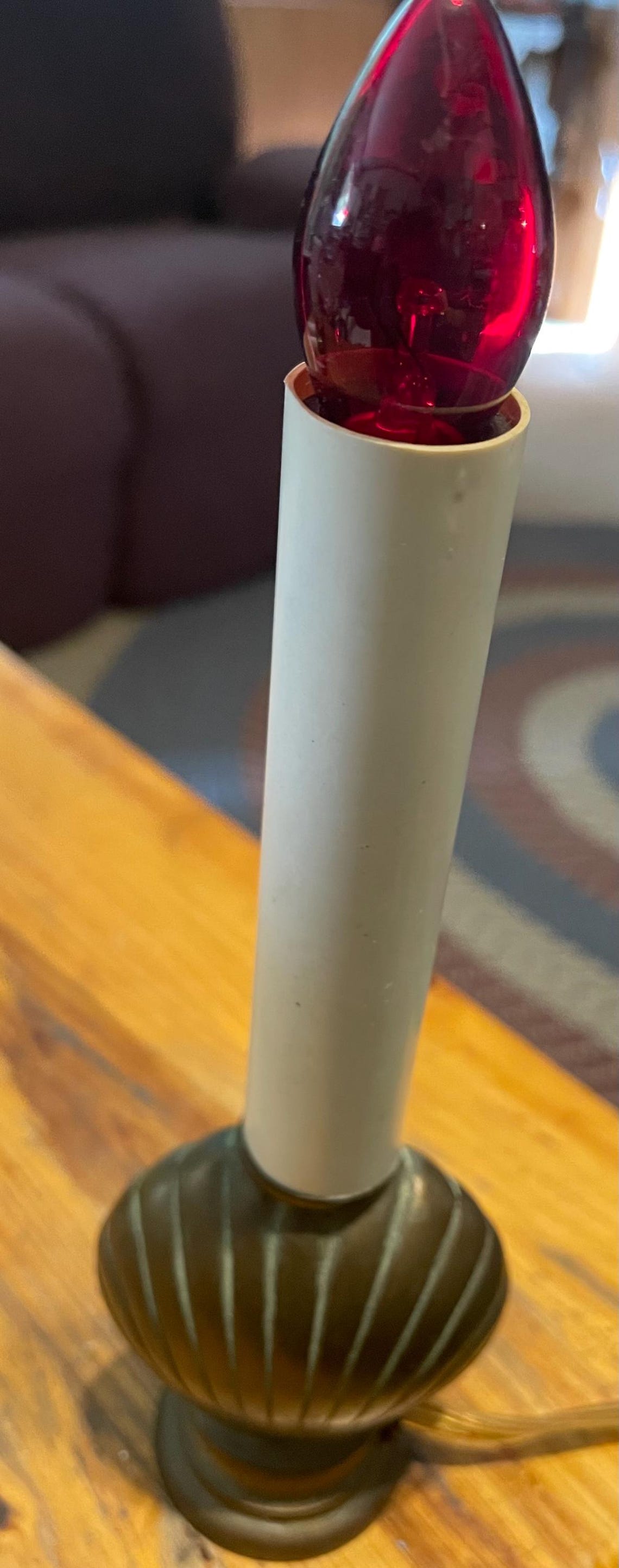 Electric Brass Clam Shell Candle Light - Etsy