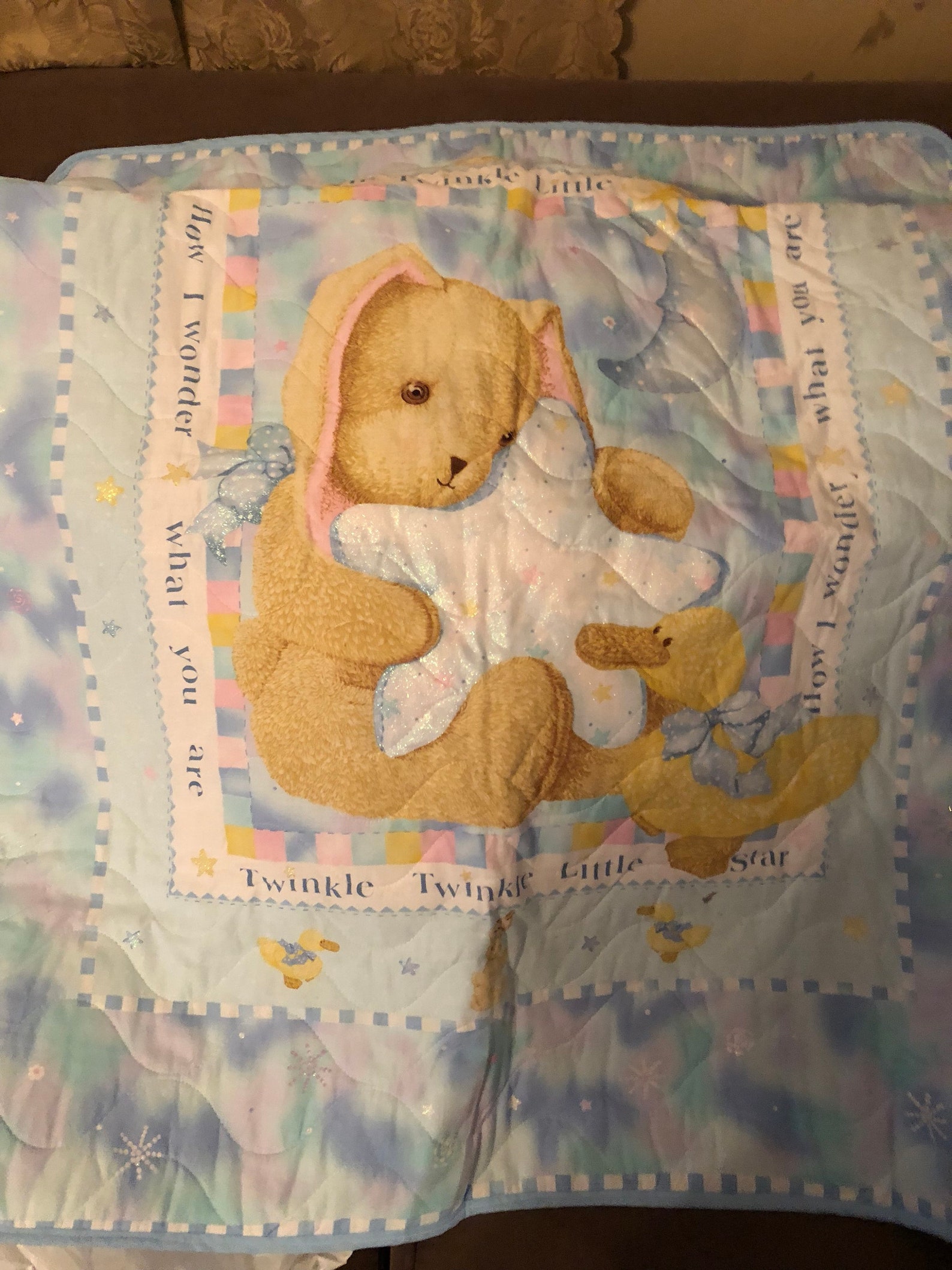Vintage Baby Quilt - Etsy