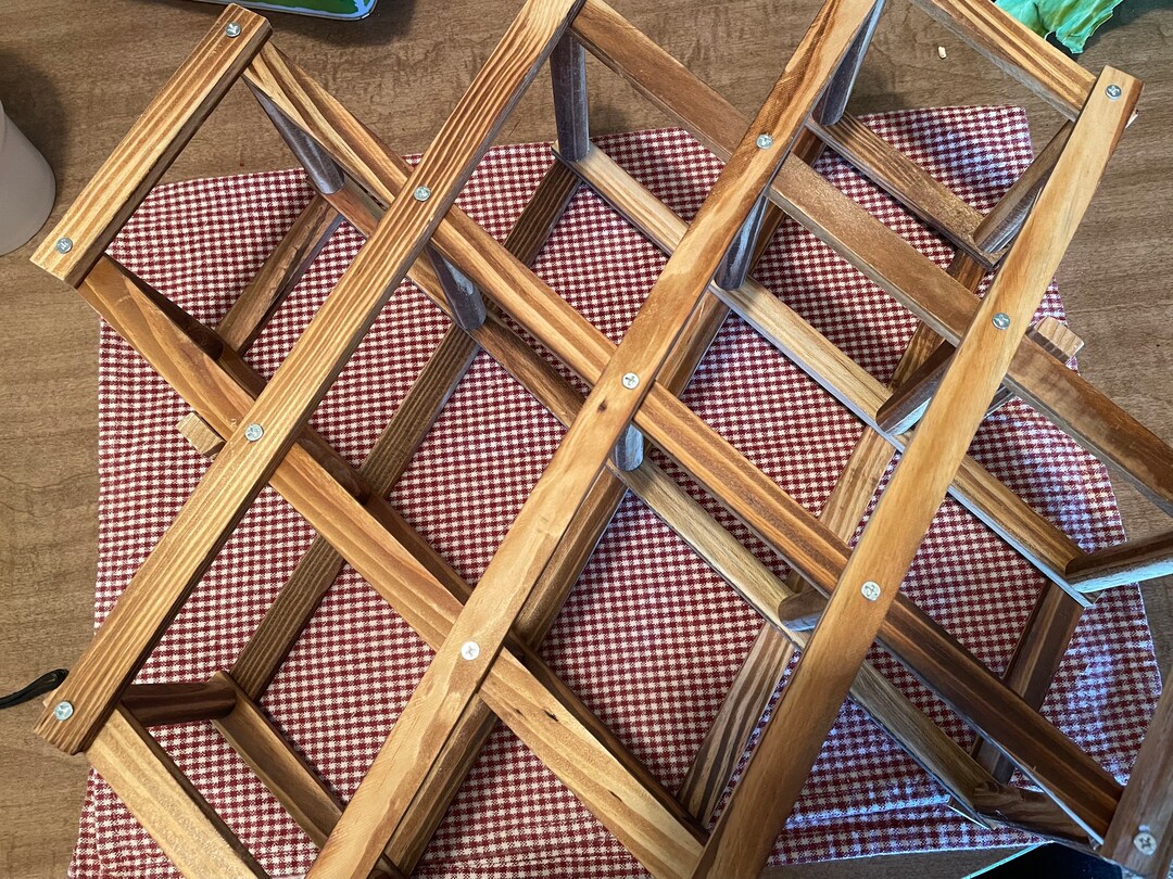 Wooden Accordion Rack - Etsy
