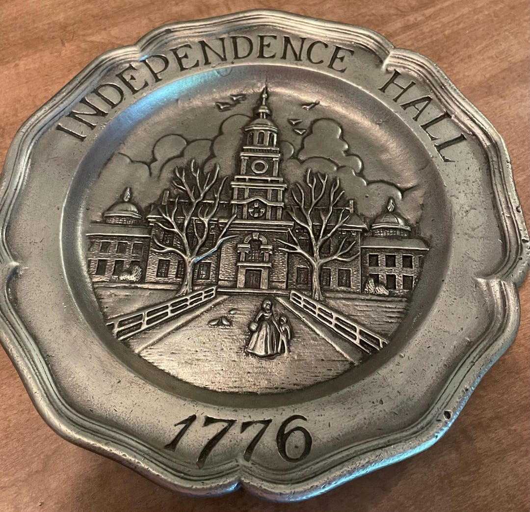3 Great Moments in American History 1973 Sexton Pewter Plates - Etsy