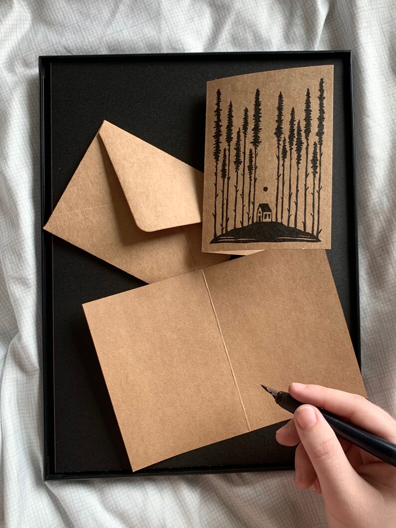 Tiny Cabin Cards - Etsy