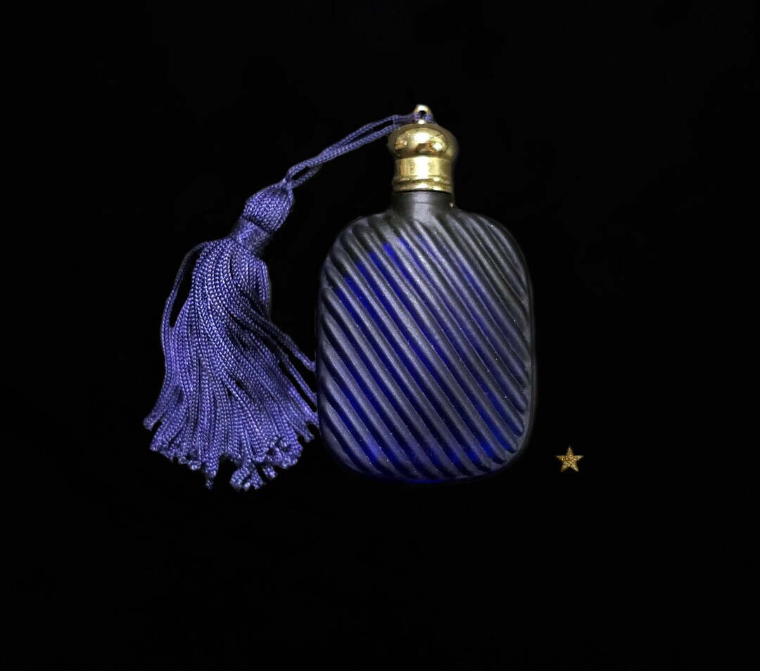 Rare Miniature of Yves Rocher Blue Perfume, Eau De Toilette, Pompom Bag ...