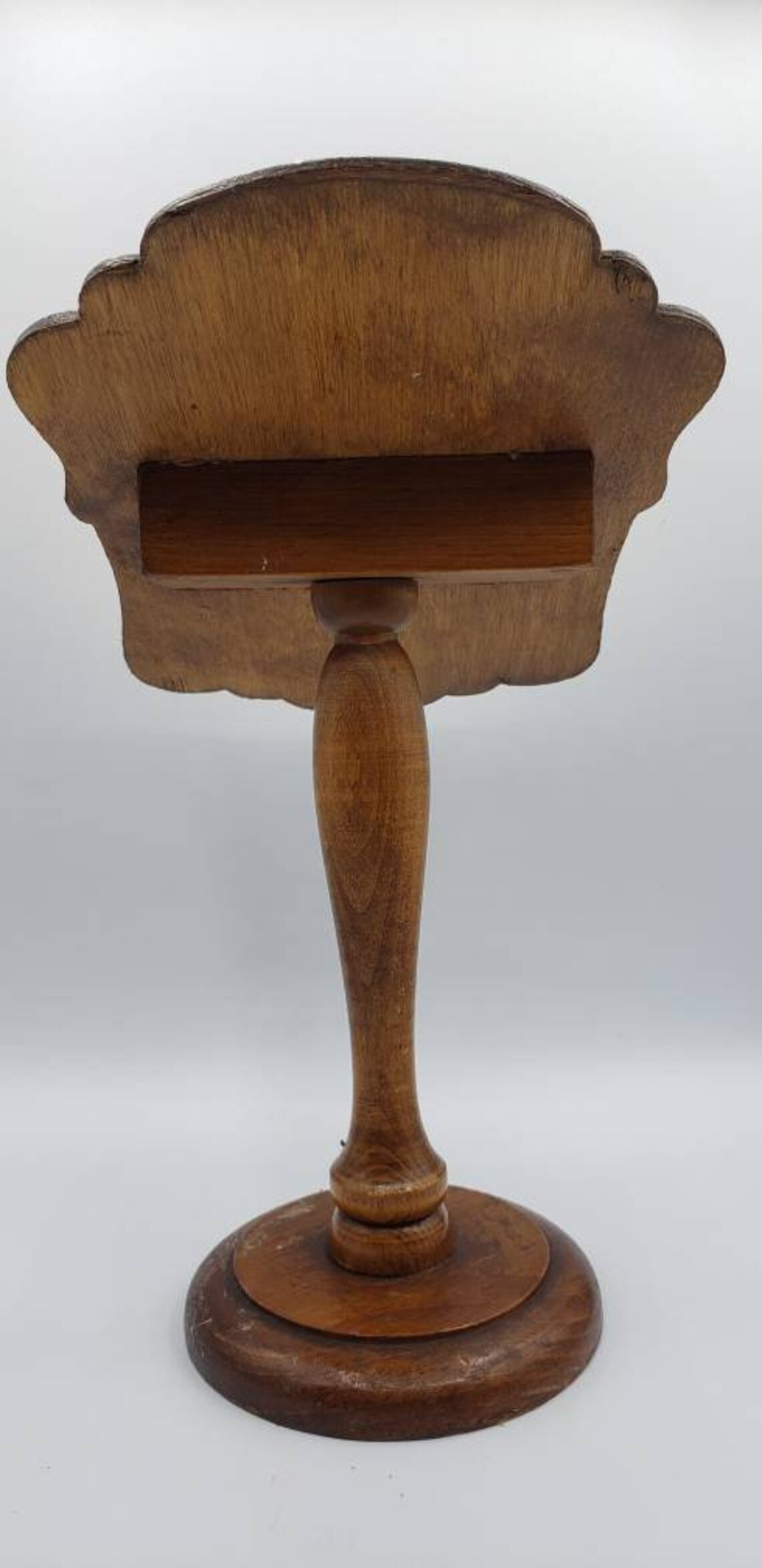 Vintage Wooden Recipe Stand Wood Recipe Holder With Apple Design and ...