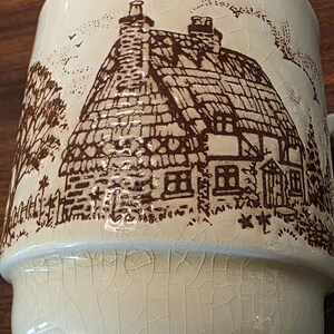 Vintage English Countryside Ceramic Mugs Set of 4 Rural Farm Scenes - Etsy