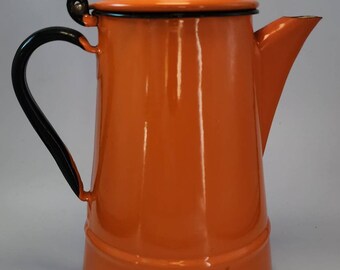 Orange Enamelware - Etsy