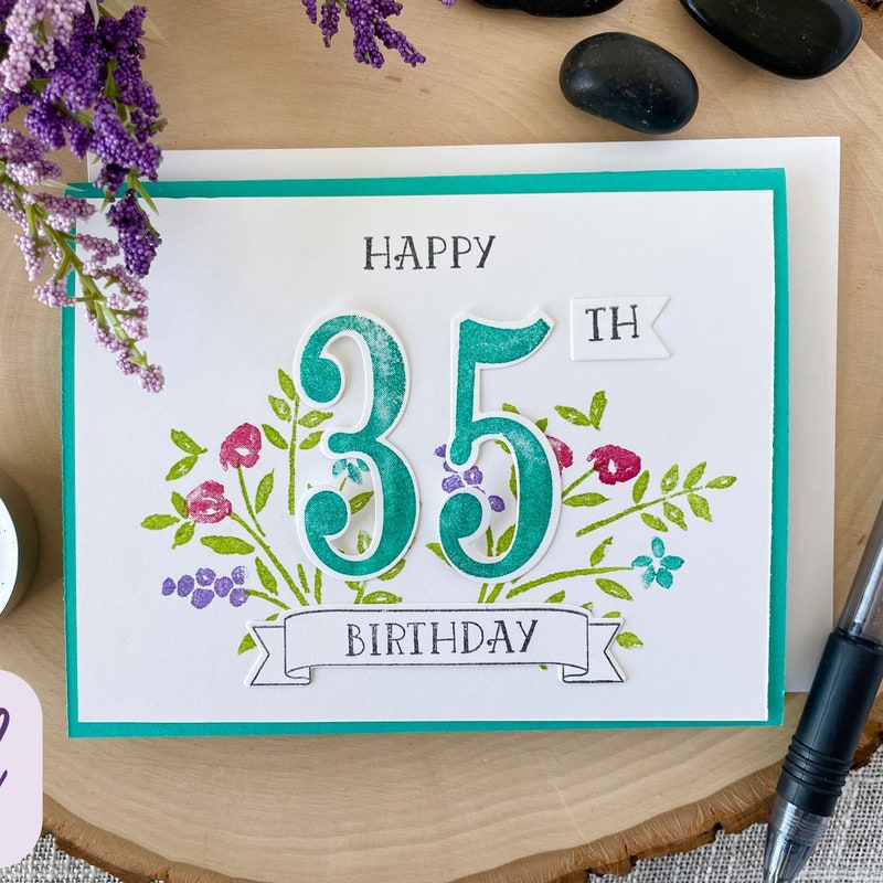 35th Birthday Card - Etsy
