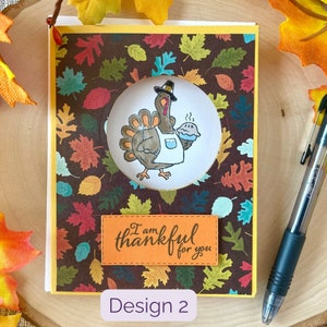 DIY Thanksgiving Card Kit: Turkey Greeting Cards to Make - Etsy