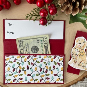 Christmas Gift Card Holders Set, Holiday Money Holders, Stocking ...