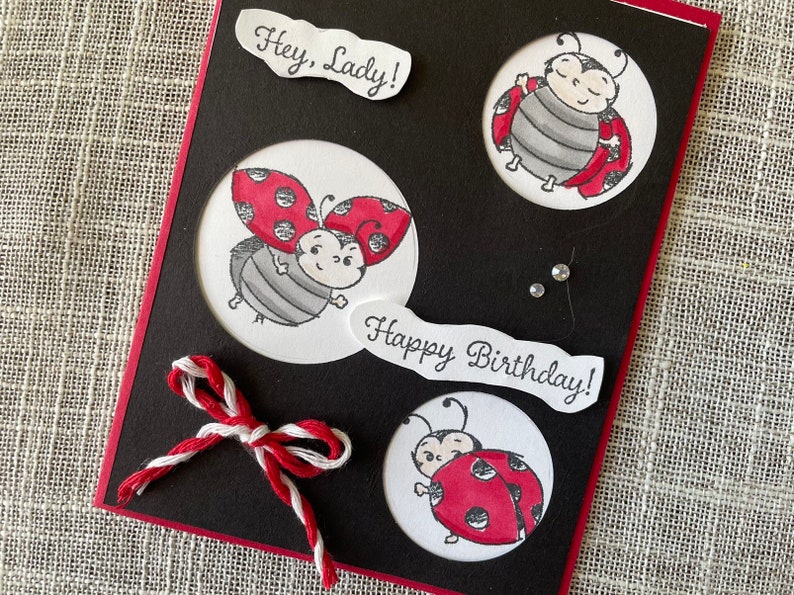 Ladybug Birthday Card Birthday Cards for Kids Ladybug Gifts - Etsy