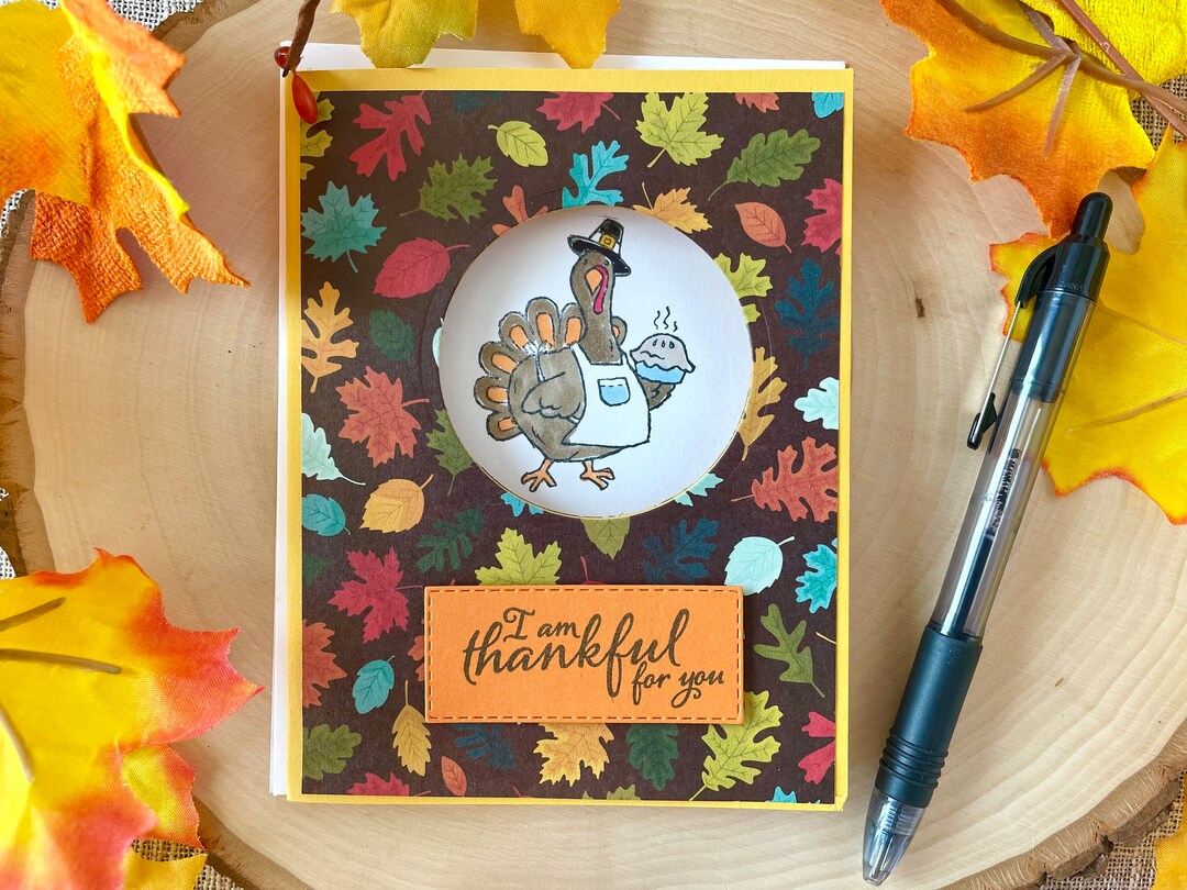 Thanksgiving Greeting Card, Thanksgiving Stationery, Cards With Turkeys ...