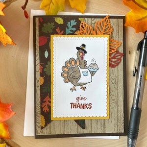 Thanksgiving Greeting Card, Thanksgiving Stationery, Cards With Turkeys ...