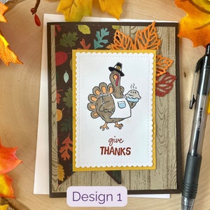 DIY Thanksgiving Card Kit: Turkey Greeting Cards to Make - Etsy