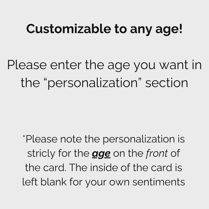 Personalized Floral 40th Birthday Card, Customized Anniversary Card - Etsy