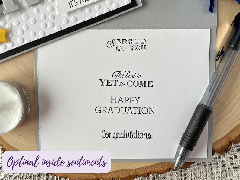 Graduation Card Kit DIY Graduation Cards Card Crafting Kit - Etsy