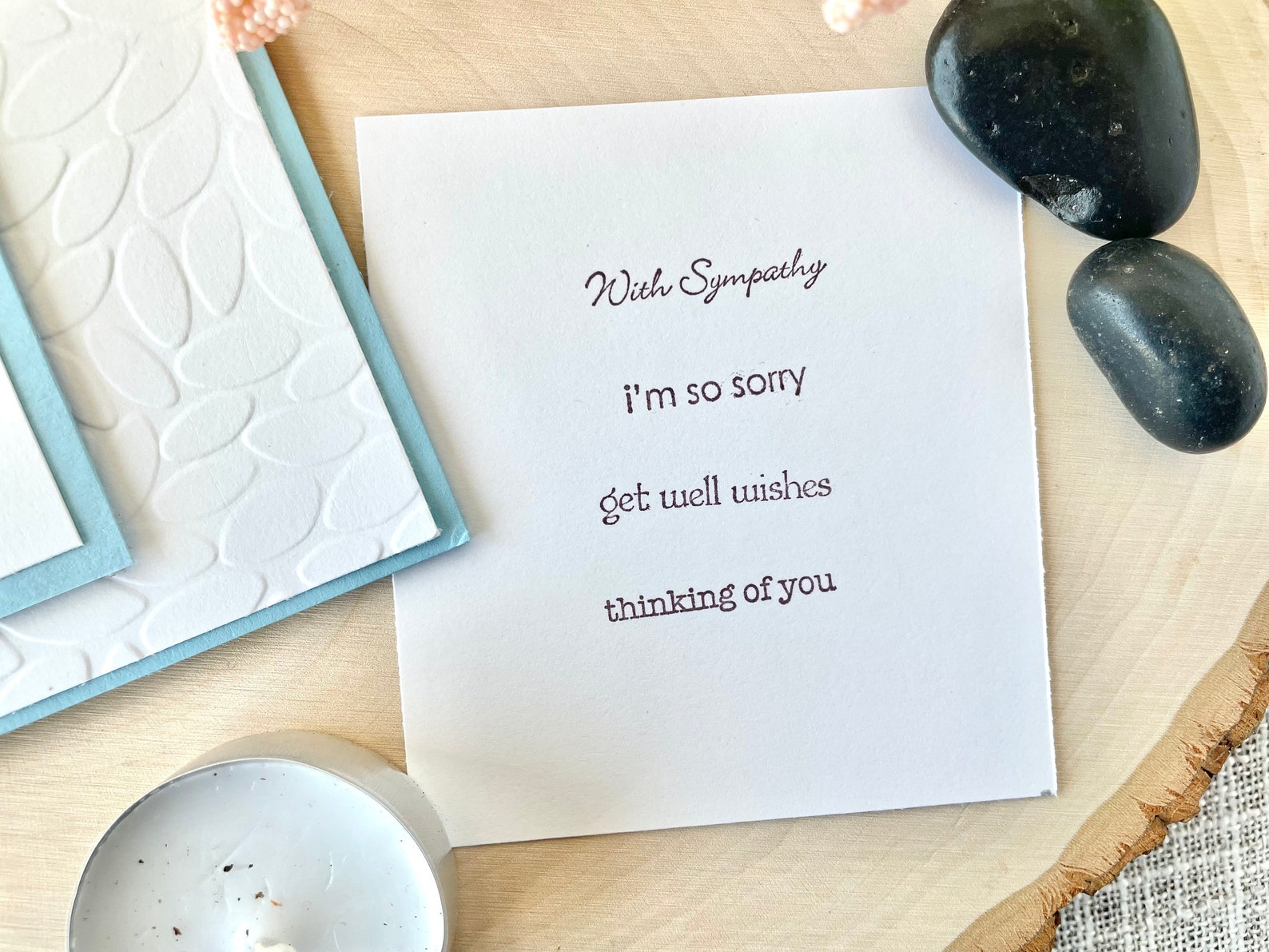 Handmade Sympathy Card, Floral Get Well Card - Etsy