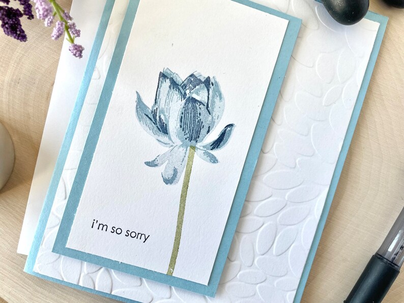 Handmade Sympathy Card, Floral Get Well Card - Etsy