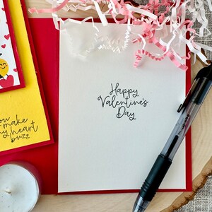 Valentine Card Kit, DIY Valentines, Bee Mine Valentines, Valentine Card ...