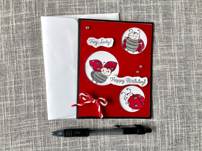 Ladybug Birthday Card Birthday Cards for Kids Ladybug Gifts - Etsy