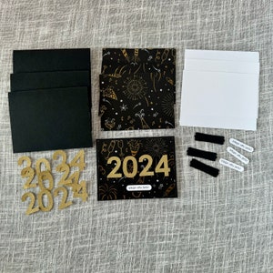 New Years Card Kit, DIY New Years Cards, 2025 Card Making Kit, 2025 ...