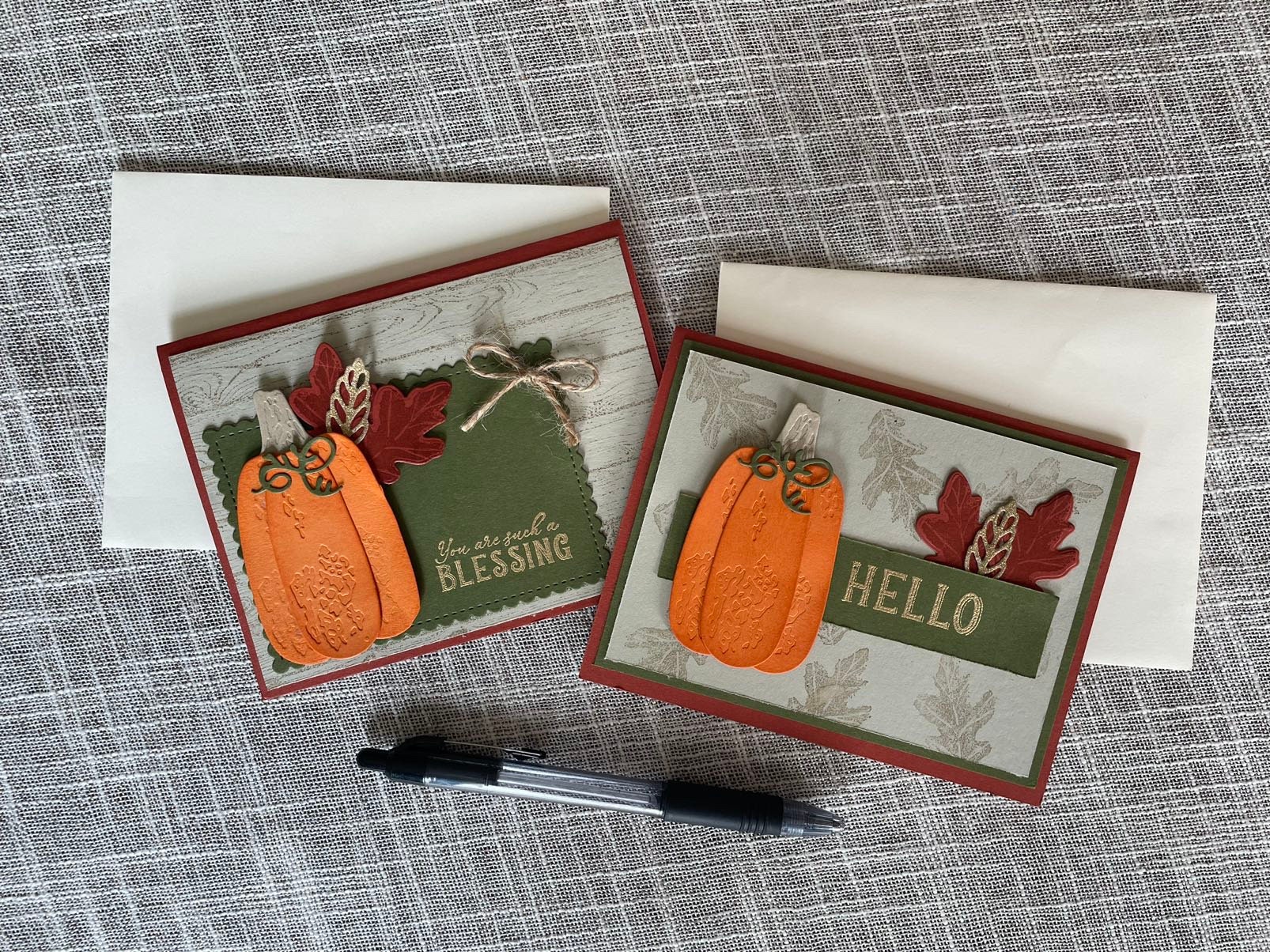 Cute Handmade Thanksgiving Cards