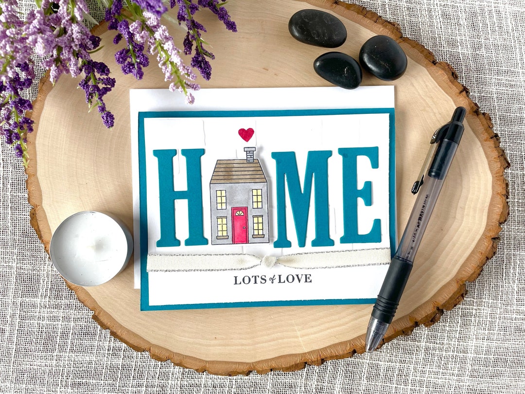 Handmade Housewarming Card, New Home Card, Housewarming Gifts, Stampin ...