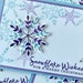 Handmade Snowflake Christmas Card Set, Pastel Holiday Cards - Etsy