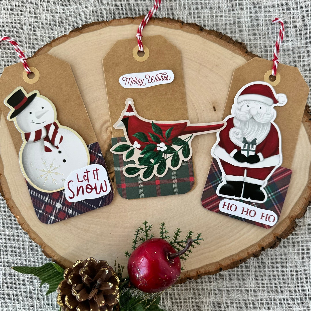 DIY Christmas Tag Kit Make Your Own Gift Tags DIY Gift Tag - Etsy