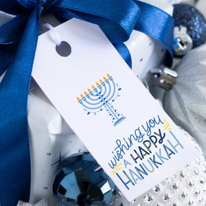 Hanukkah Gift Tags, Hanukkah Sameach Tags, Hanukkah Party Favors ...