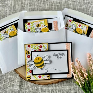 Spring Birthday Card Kit, DIY Birthday Cards, Bee Birthday Cards ...