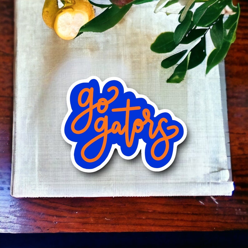 Go Gators Sticker Decals Florida Gators Macbook Keyboard - Etsy