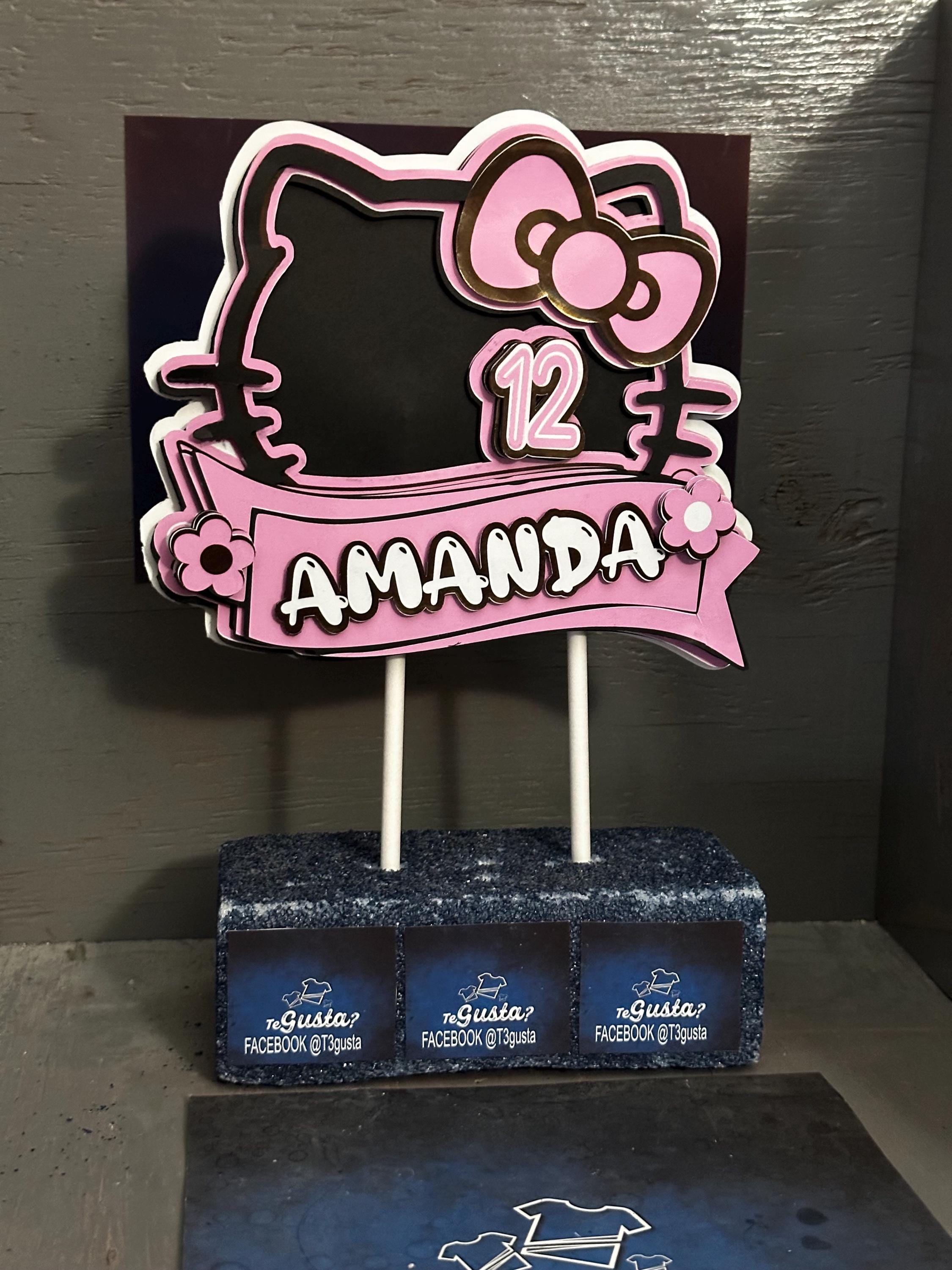 Hello Kitty Cake Topper - Etsy