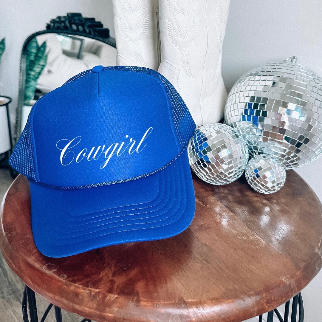 Cowgirl Script Trucker Hat | Western Concert Outfit - Etsy