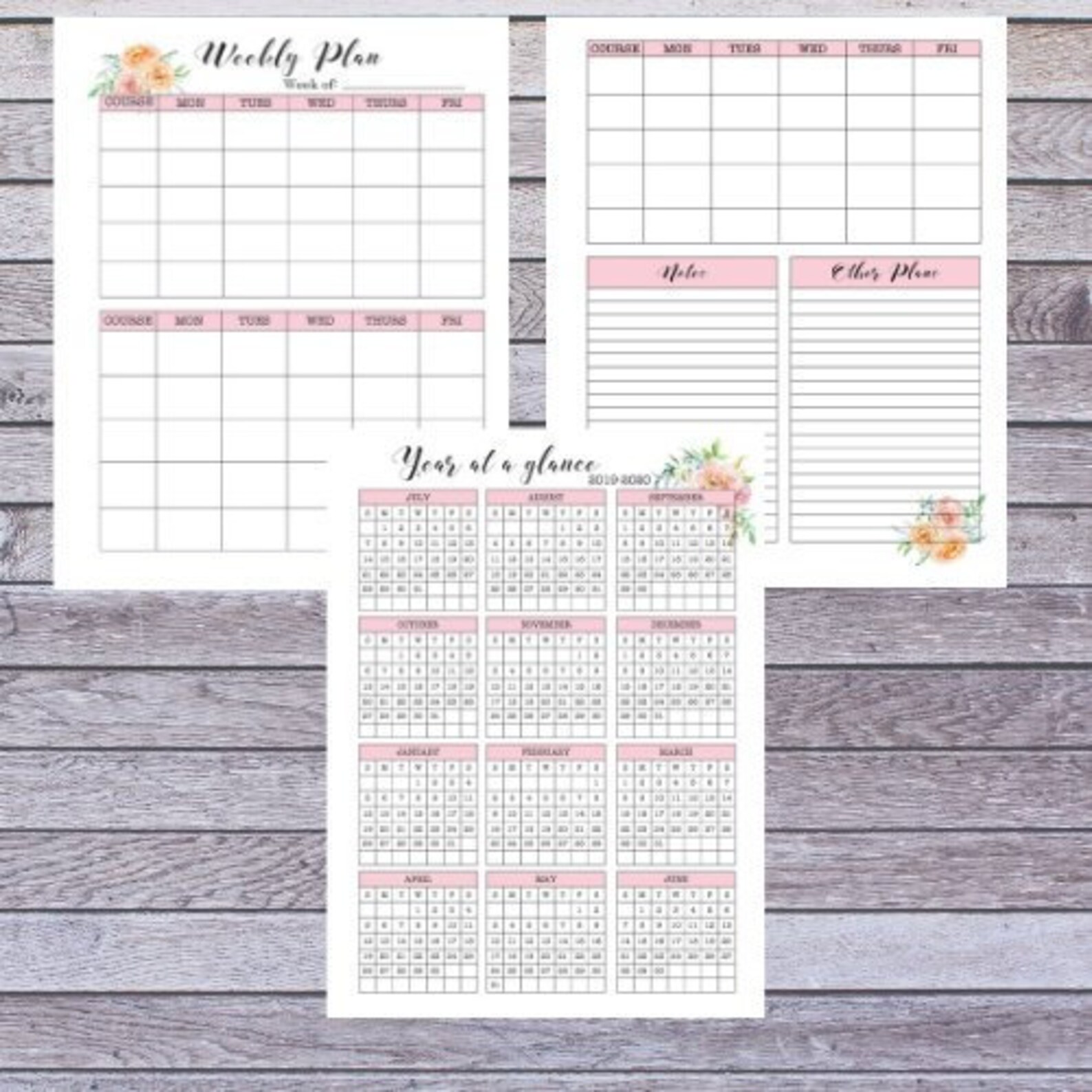 Homeschool Planner, Printable, Custom, Christian, Large Family, Planner ...