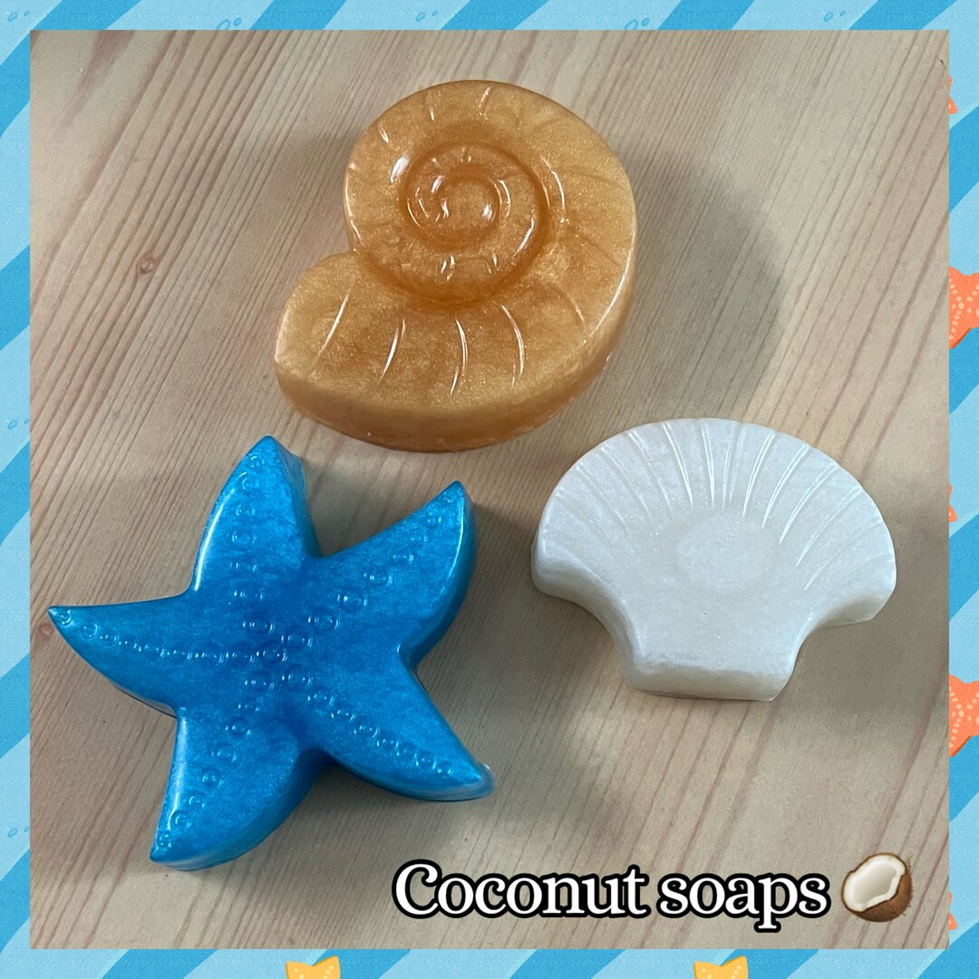 Sea Soaps, 7 Different Styles. Special Soaps of Your Choice. Summer ...