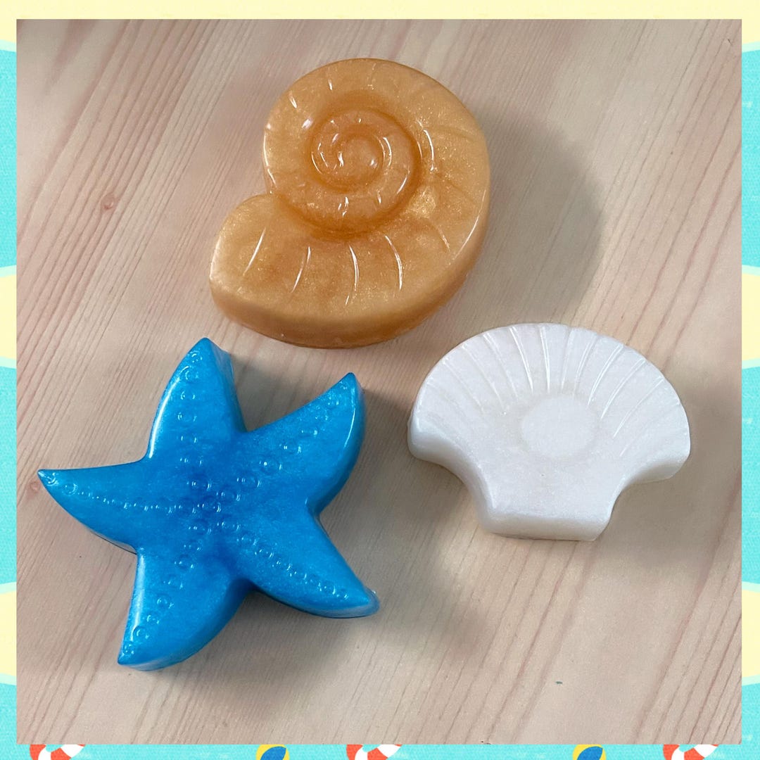 Sea Soaps, 7 Different Styles. Special Soaps of Your Choice. Summer ...