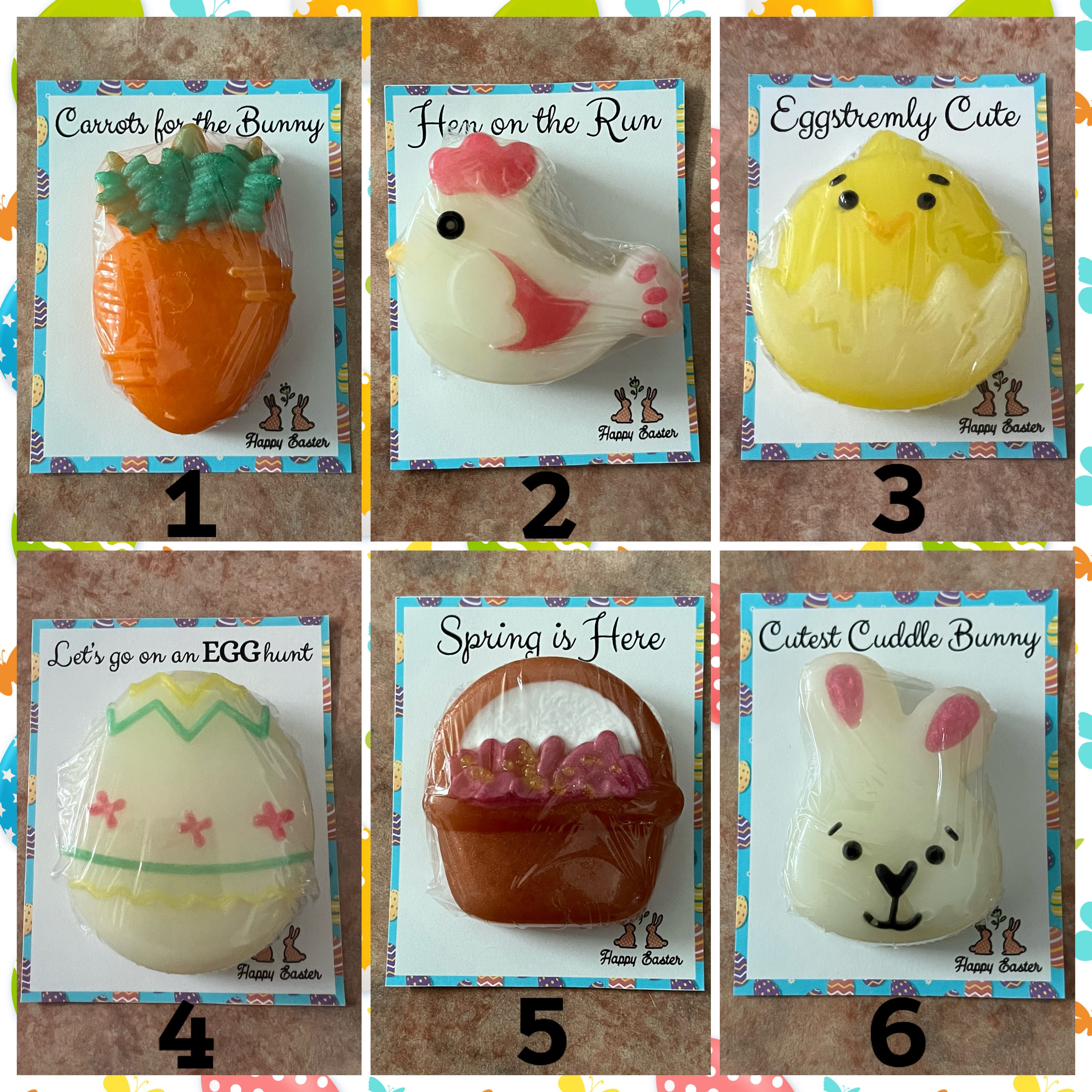 Easter Soaps With Cards. Glow in the Dark Soaps. Spring Soaps. Easter Soaps. Rabbit Soap. Egg ...