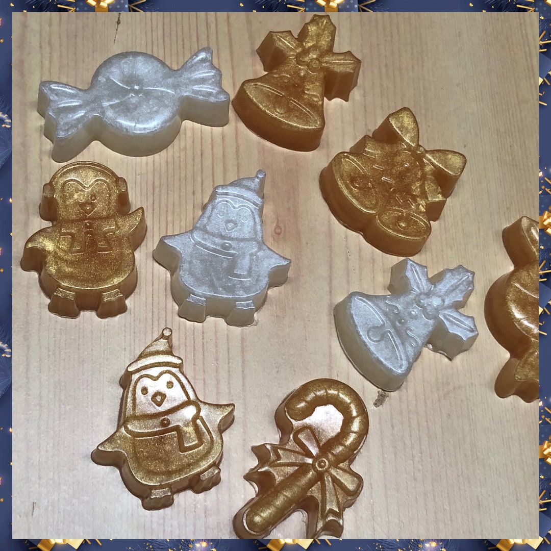 Christmas Soaps Extra Small Size sets of 3 Soaps or - Etsy