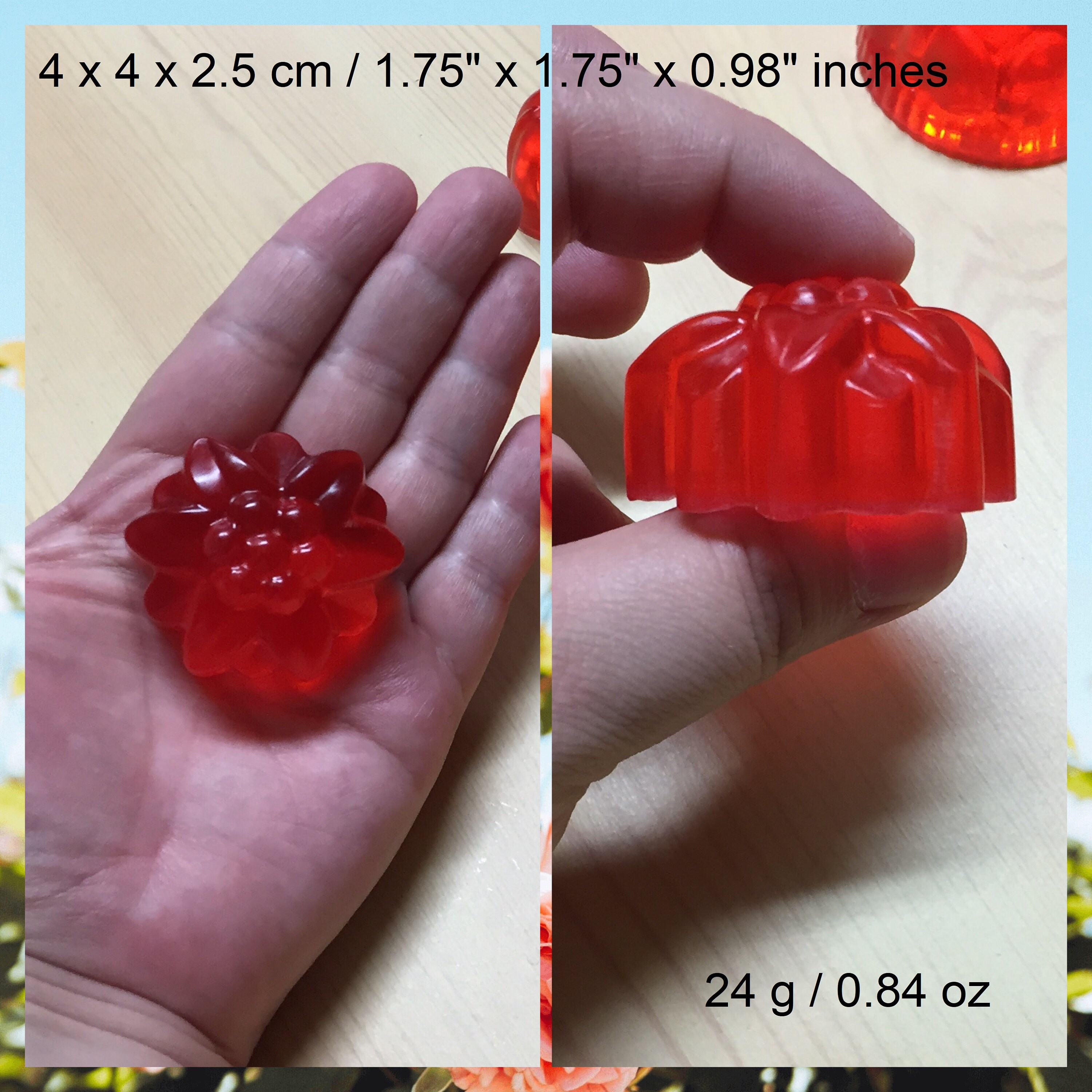 Flowers and Bundt Cakes Soaps. Flower Soap. Bundt Cake Soap. Small ...