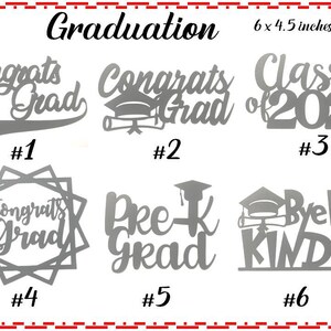 Graduation Cake Toppers. Grad Cake Topper. Class of Cake - Etsy