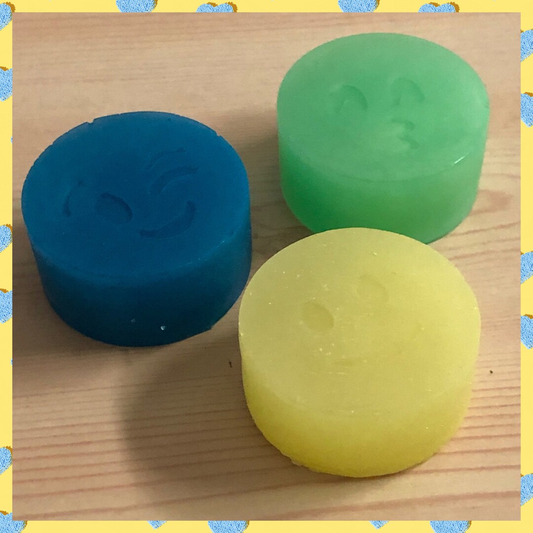 Happy Faces Soaps set of 3 Soaps. Special Soaps of Your Choice medium ...