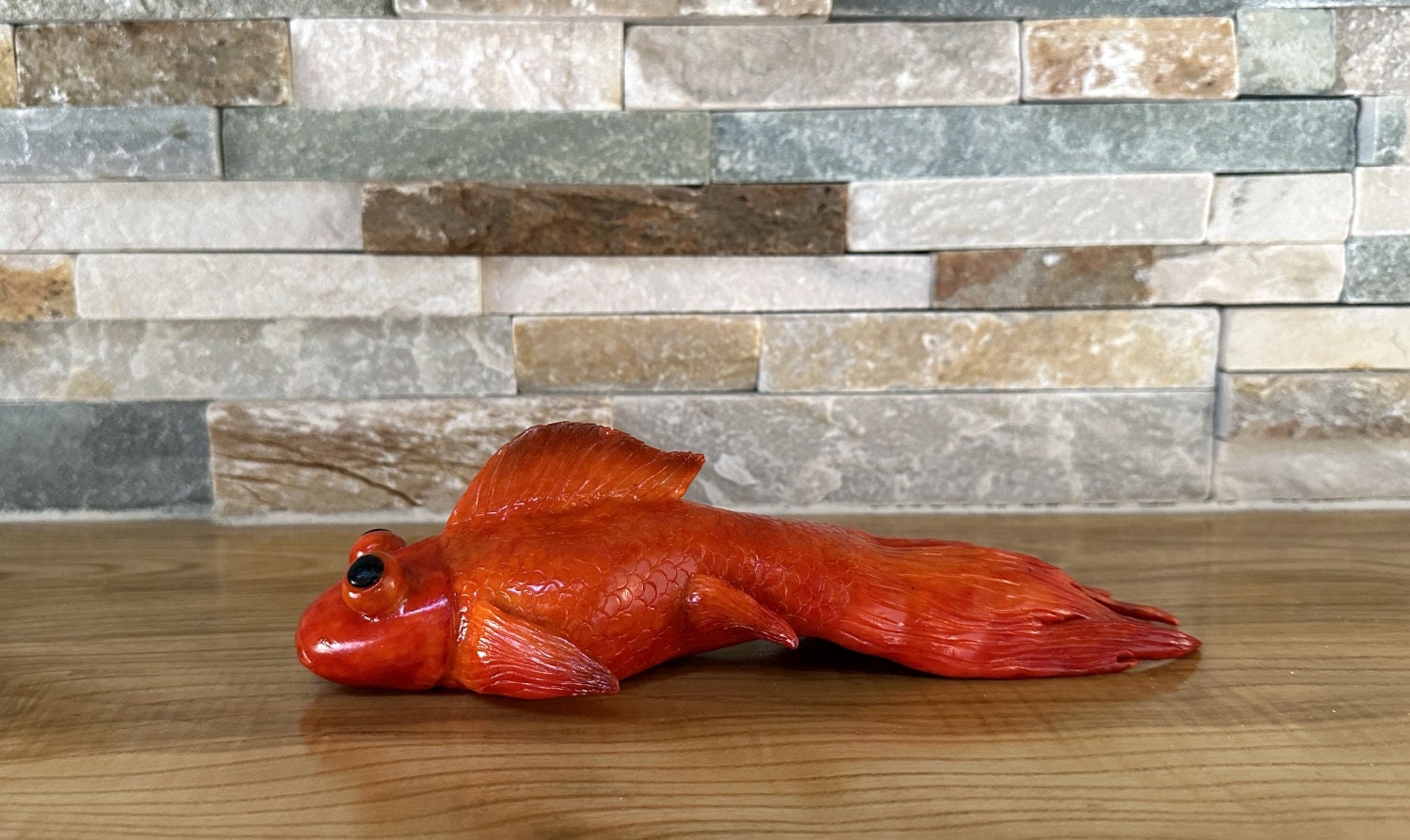 Koi Fish Clay Sculpture - Etsy