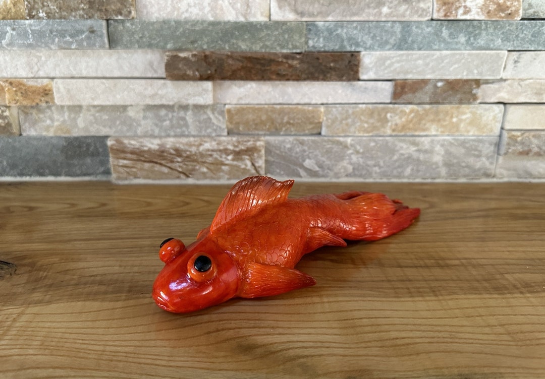 Koi Fish Clay Sculpture - Etsy
