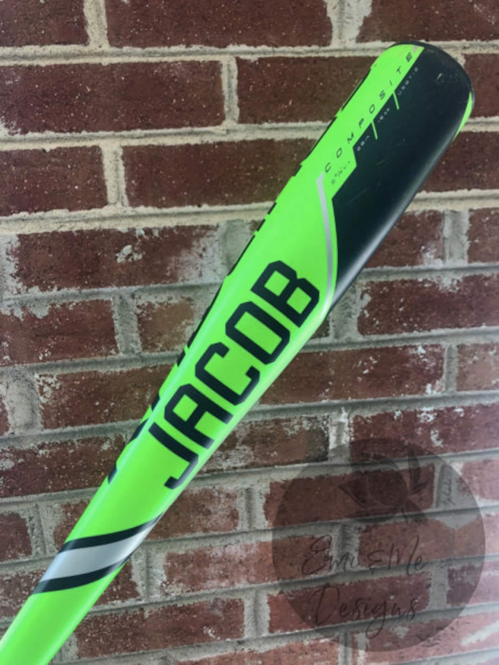 Custom Baseball Bat Decal Name Decal Baseball Decal - Etsy