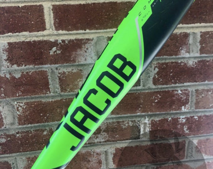 Custom Baseball Bat Decal, Name Decal, Baseball Decal, Baseball Bat ...
