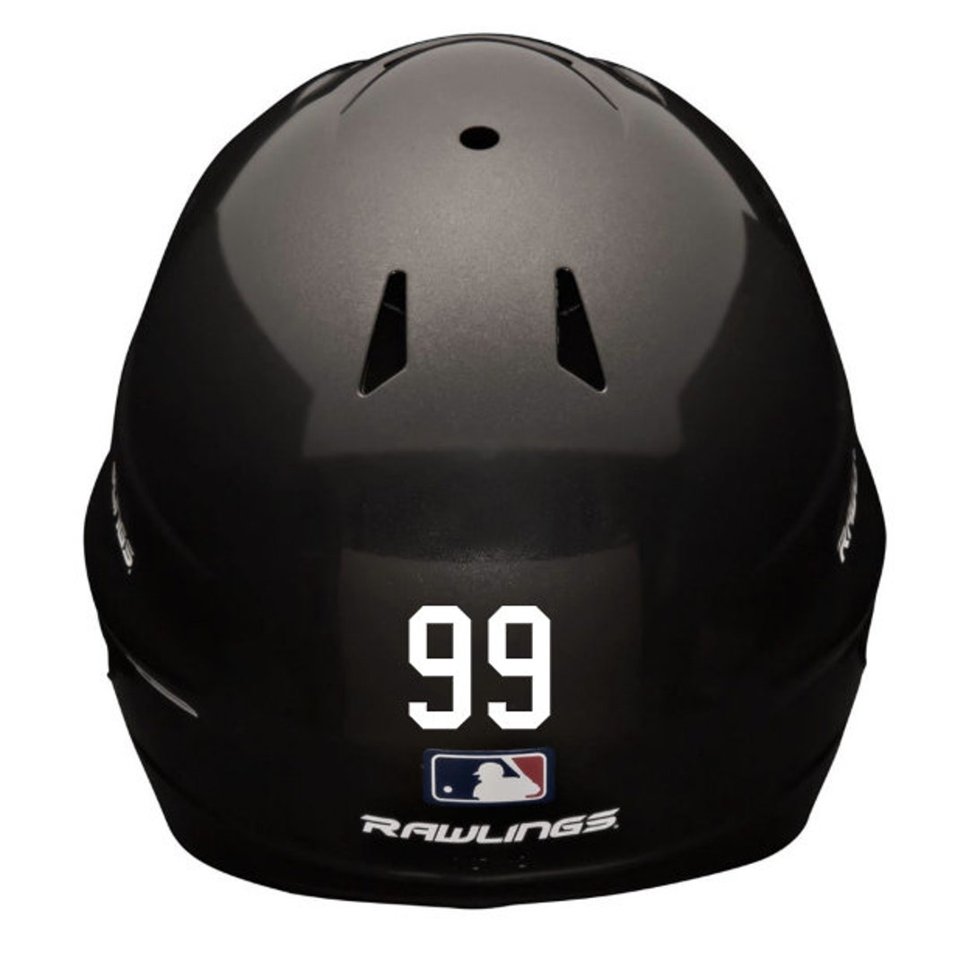 Custom Baseball/softball Helmet Number Decal, Softball Decal, Baseball ...