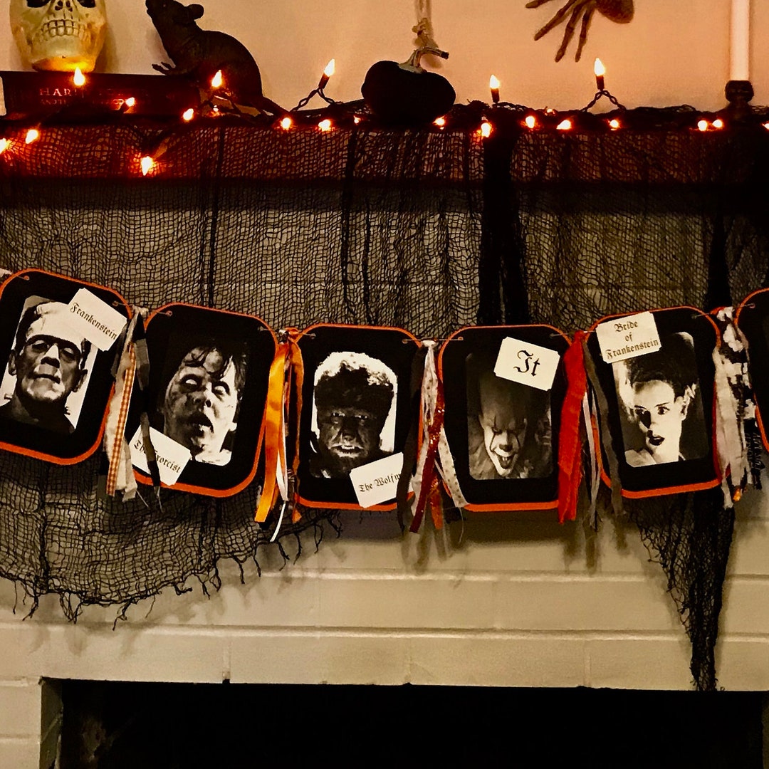 Halloween Horror Movie Banner - Etsy