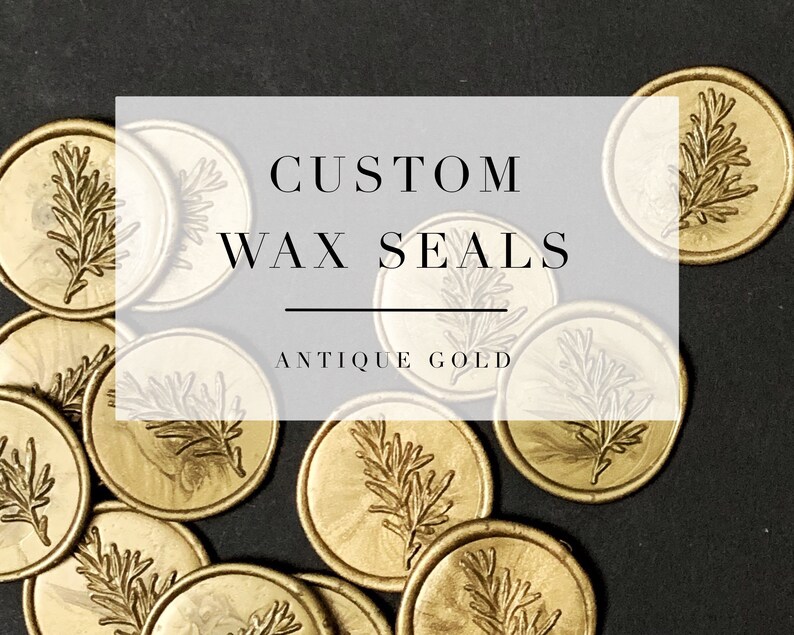 Custom Pre Made Self Adhesive Wax Seals Wax Seal Stickers - Etsy