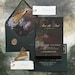 Lucia | Printed Moody Floral Save the Dates, Wedding Save the Date ...