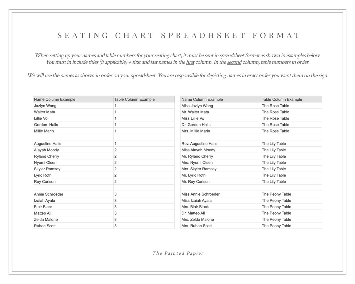 Lucia | Moody Floral Wedding Seating Chart, Calligraphy Wedding Sign ...